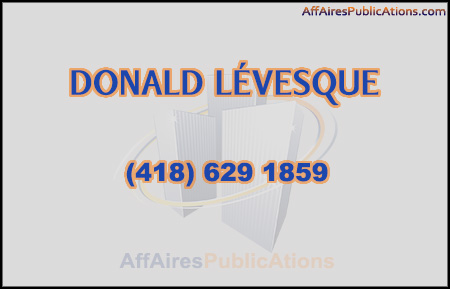 DONALD LÉVESQUE - Affaires Publications