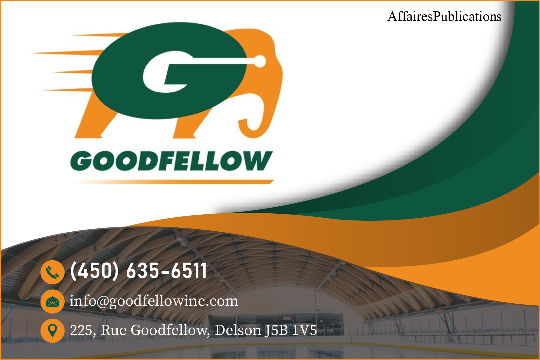 GOODFELLOW INC - Affaires Publications