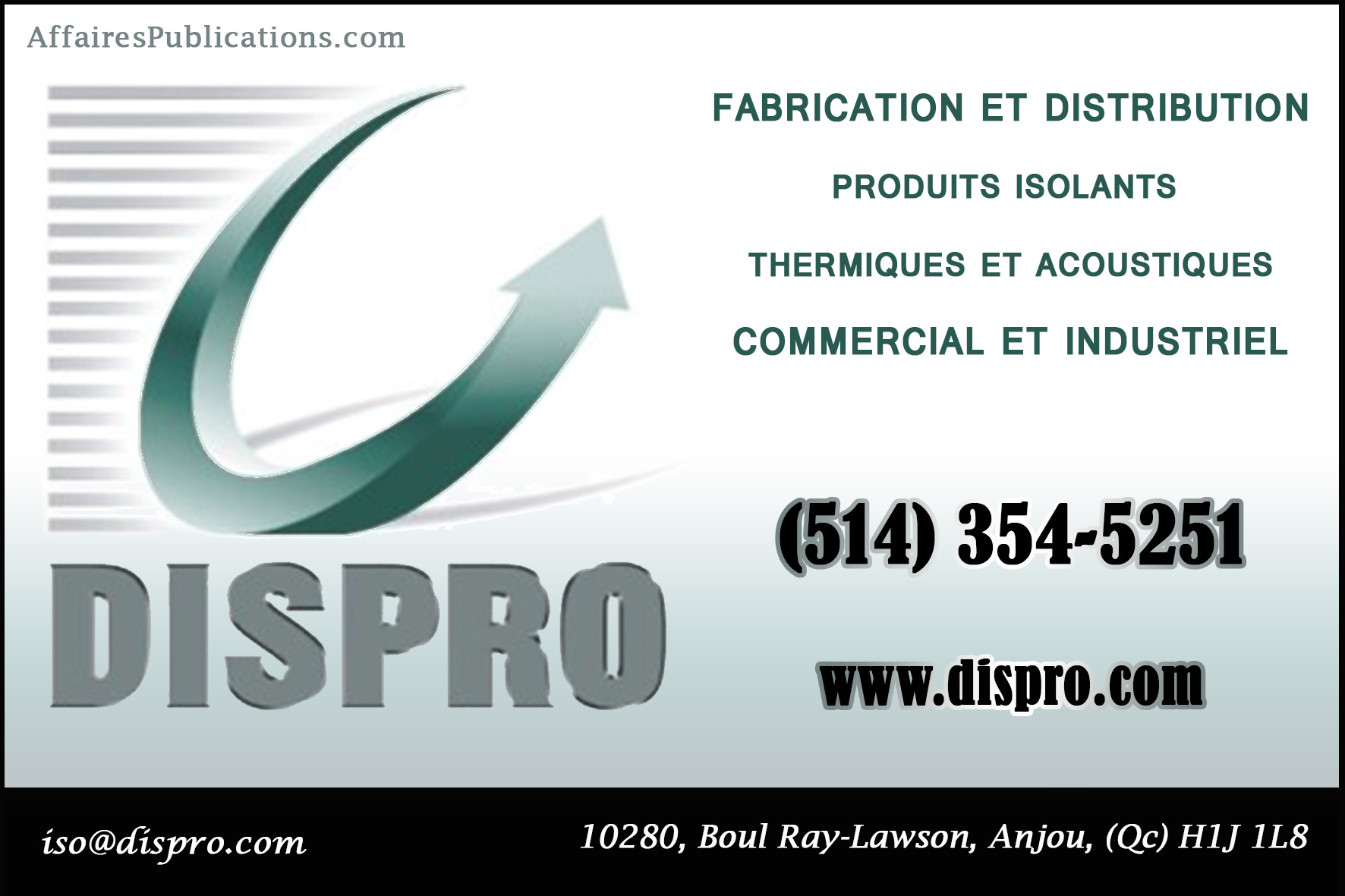 DISPRO INC - Affaires Publications