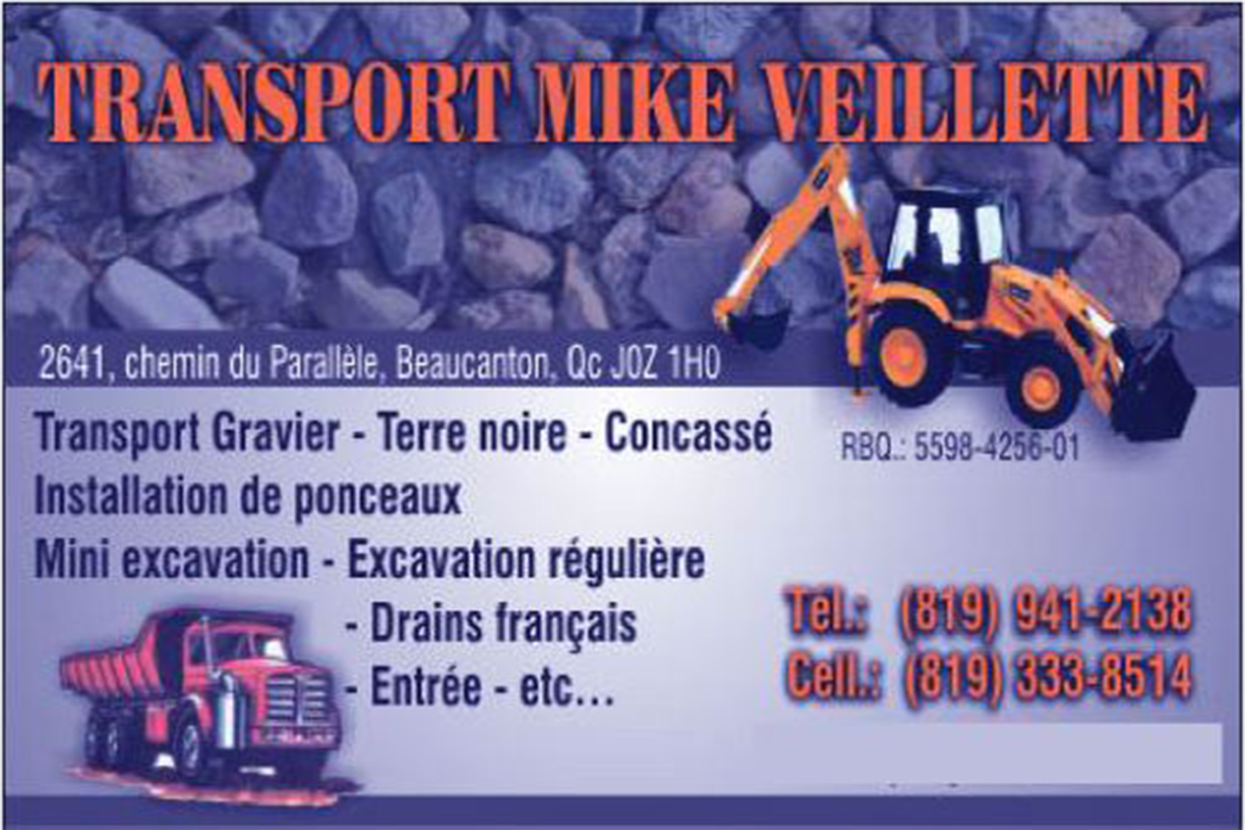 TRANSPORT MIKE VEILLETTE INC - Affaires Publications