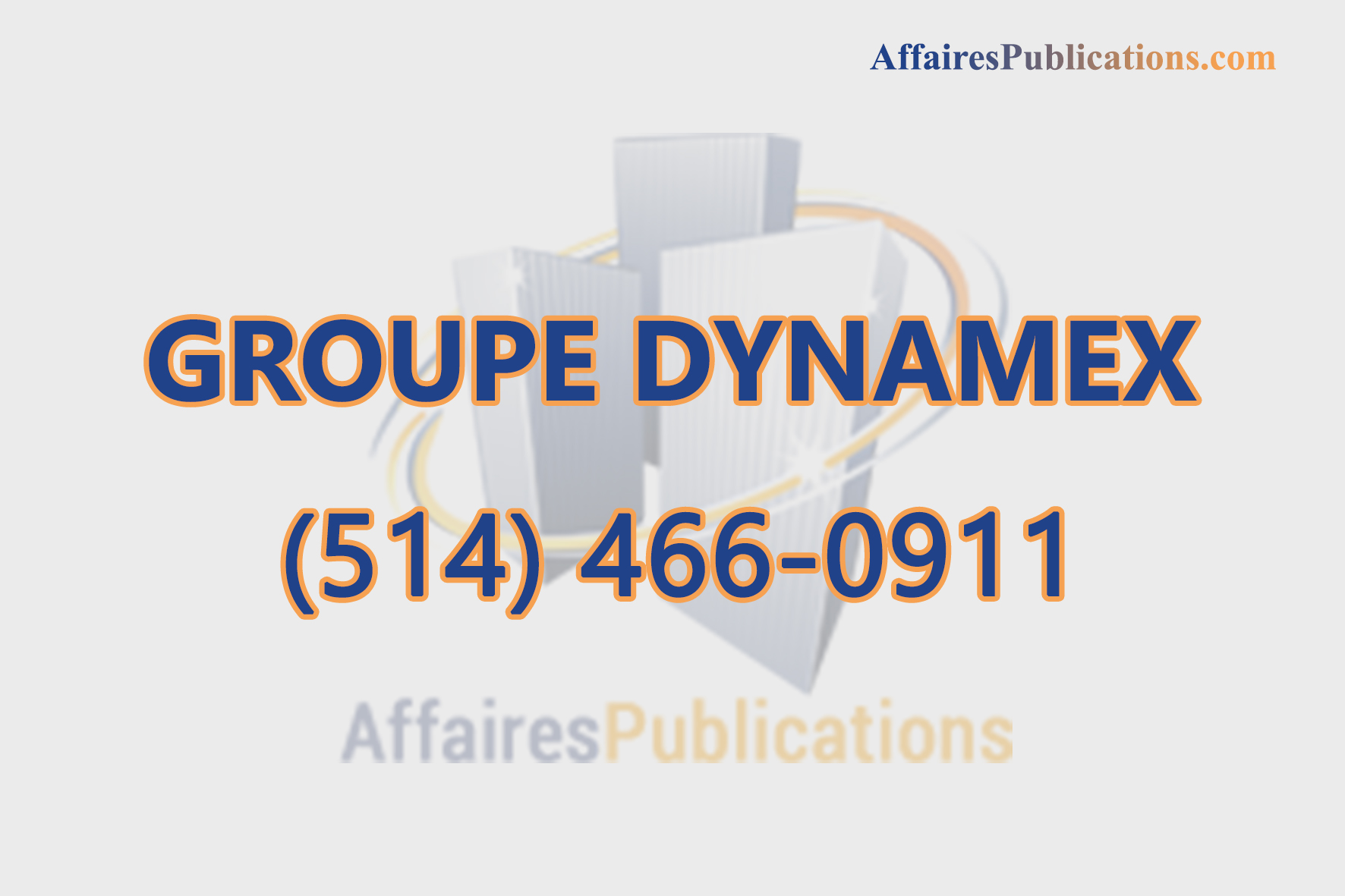 GROUPE DYNAMEX - Affaires Publications