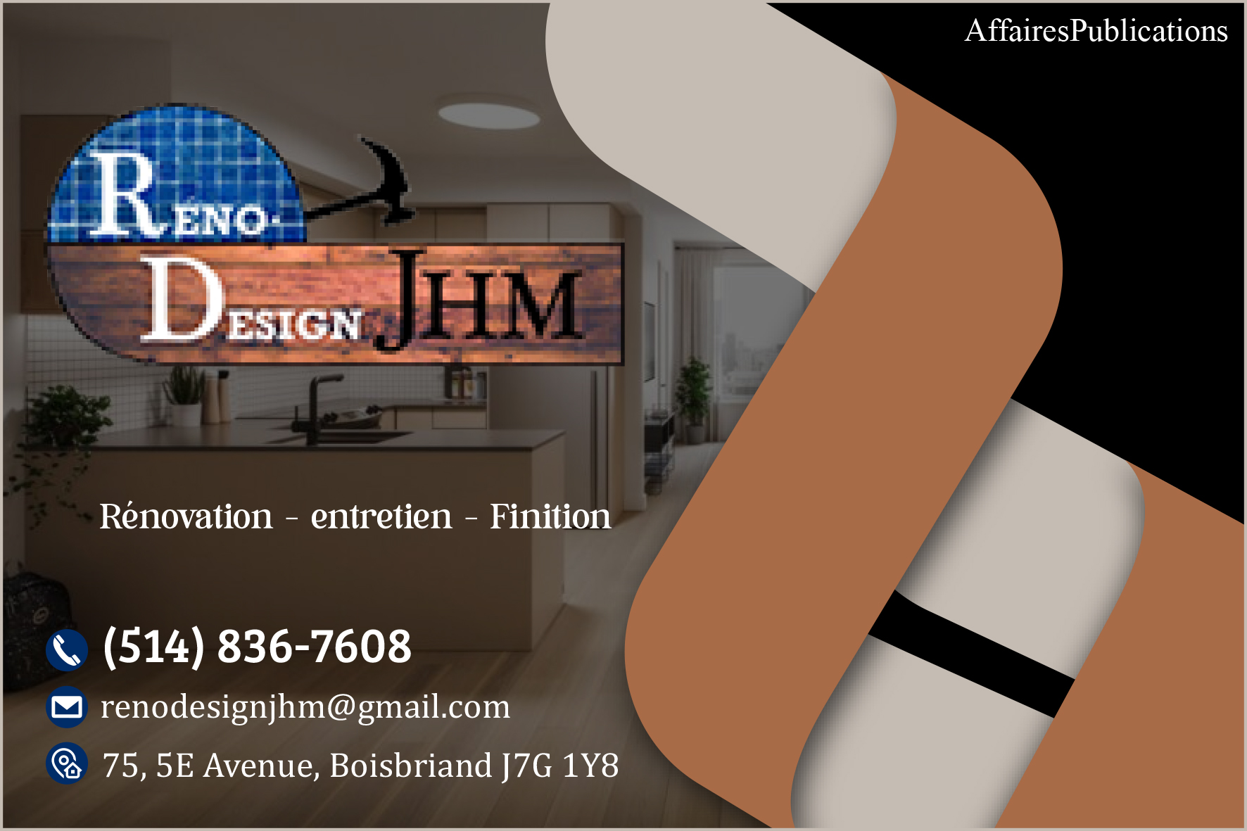 RÉNO DESIGN JHM - Affaires Publications