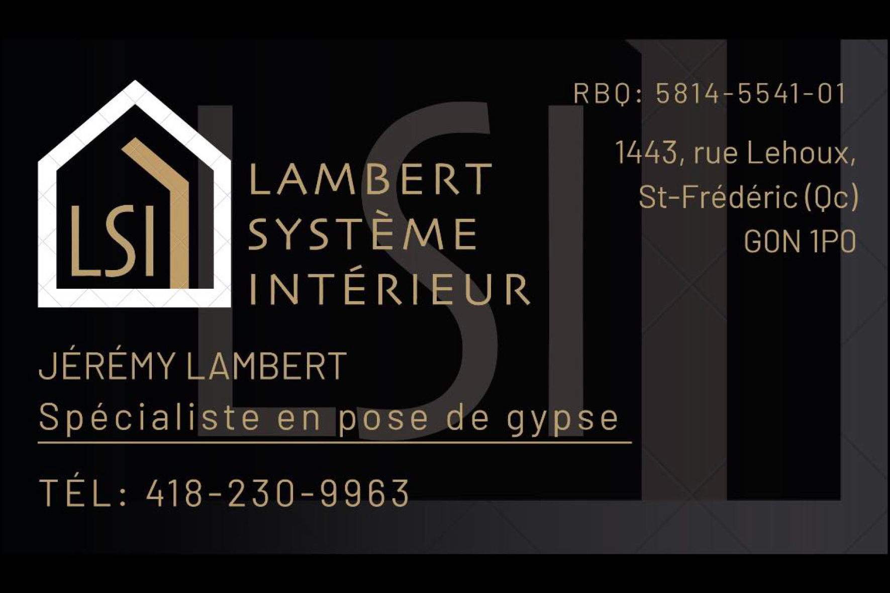 LAMBERT SYSTÈME INTÉRIEUR INC – Listeo