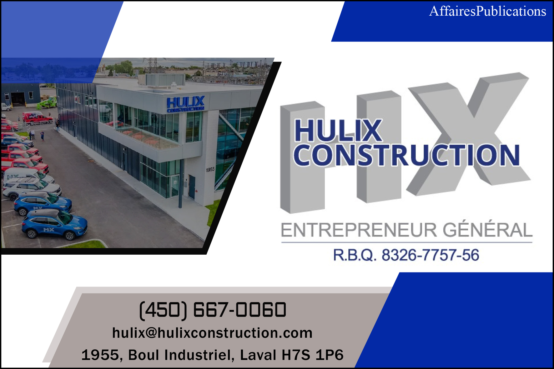 HULIX CONSTRUCTION - Affaires Publications