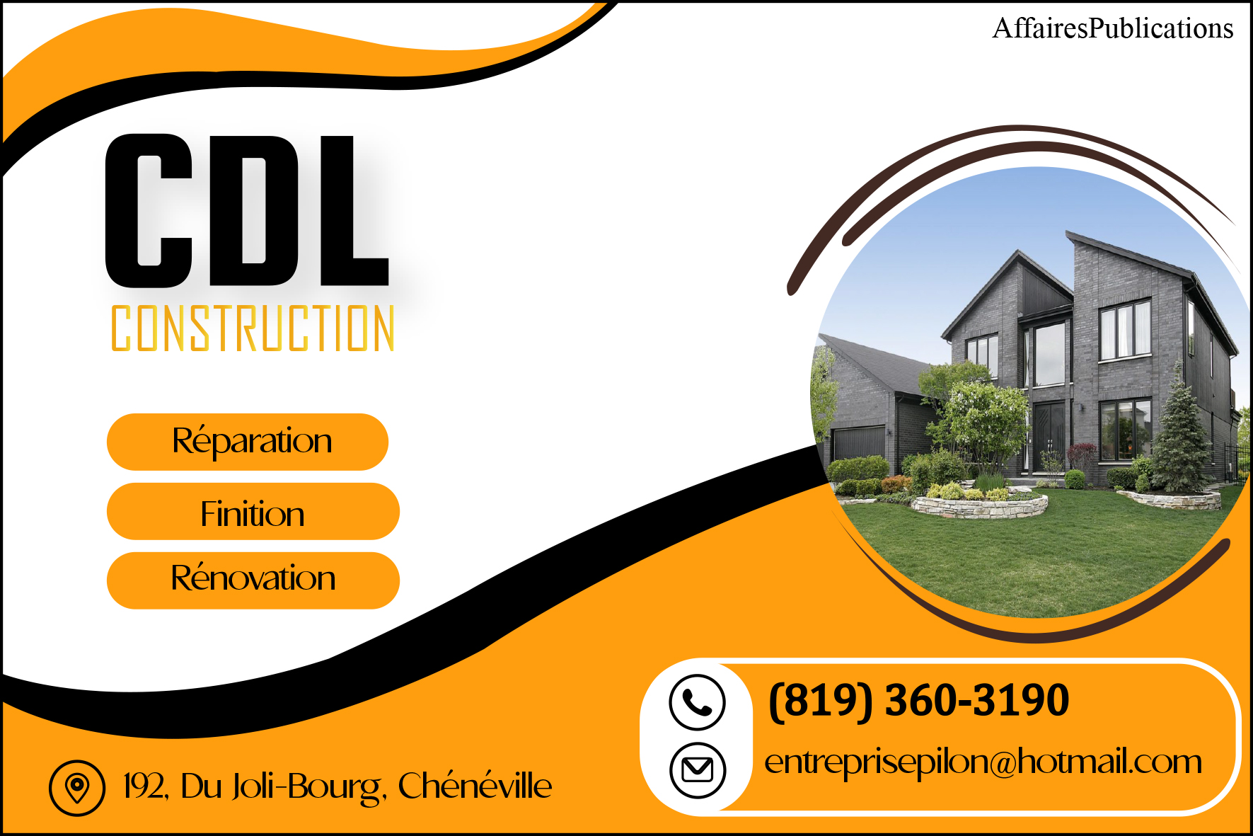 CDL CONSTRUCTION - Affaires Publications