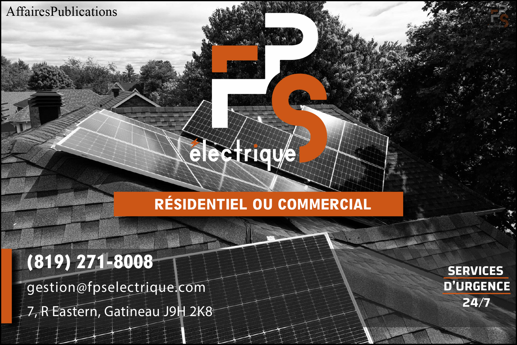 FPS ÉLECTRIQUE INC - Affaires Publications